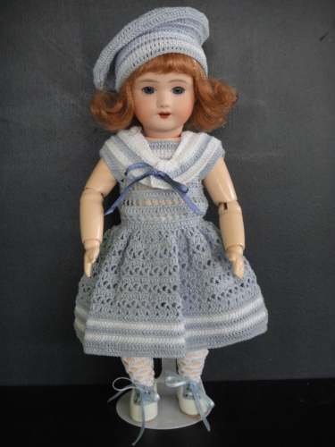 Bleuette UNIS 301 - 27 cm - Yeux bleus - Ref : 257 | BL-Unis301-257